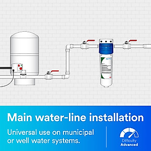 3M Aqua-Pure Whole House Standard Diameter Water Filter Transparent Plastic Housing AP101T, 5530002