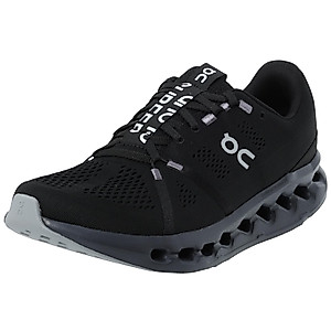 On Womens, Women's Cloudsurfer, All Black, 9 Medium