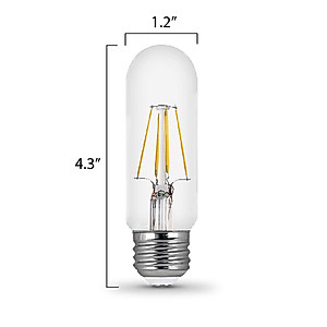 Feit Electric BPT1040/927CA/RP/6,40W EQ DM T10 LED Light Bulbs, 6 Bulbs