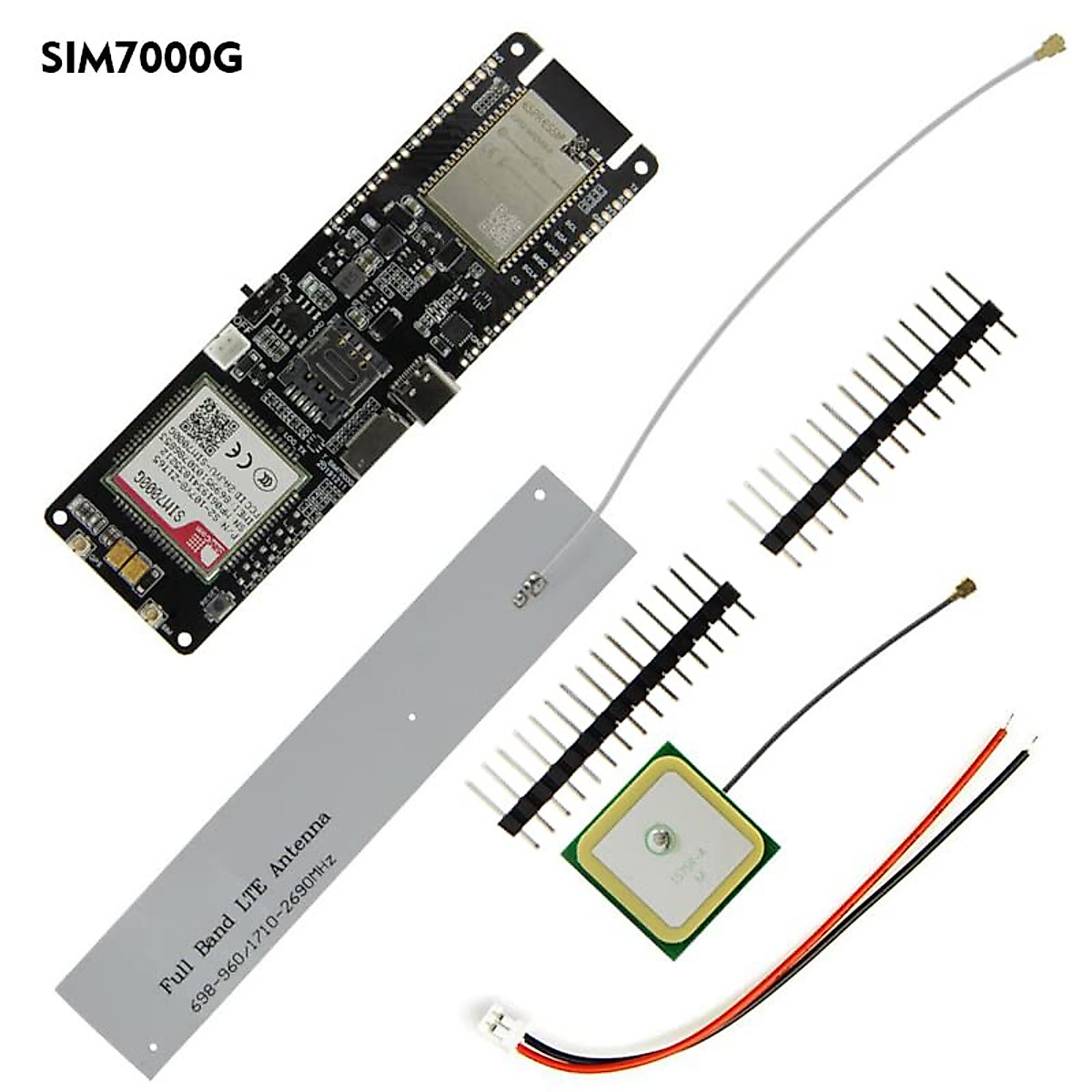 LILYGO T-SIM7000G ESP32-WROVER-B Solar Charge SIM GPS Antenna CH9102F 16MB 2G/NB TTGO Development Board
