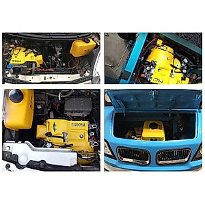 LeTkingok 5KW Electric Vehicle Gasoline Generator Range Extender Electric Start Automatic Frequency Conversion Electric Tricycle Generator (48V, Split Tank)