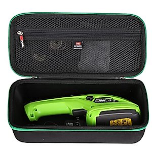 FBLFOBELI EVA Hard Carrying Case Compatible with WORKPRO Cordless Grass Shear & Shrubbery Trimmer 2 in 1 Handheld Hedge Trimmer (Case only)