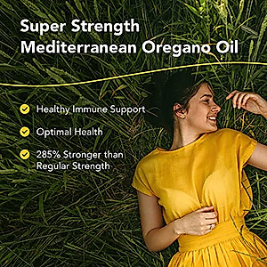 NORTH AMERICAN HERB & SPICE Super Strength Oreganol P73-60 Softgels - Immune System Support - Vegan Friendly Wild Oregano - 285% More Potent Than Regular Strength - Non-GMO - 60 Servings