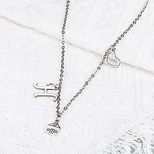 LATAMO HS House Necklace, Singer Harry Merch, Singer Home Inspired Necklace, HS Singer Fans Gifts Music Gift Album Gift Mother's Day Gift Music lover Jewelry