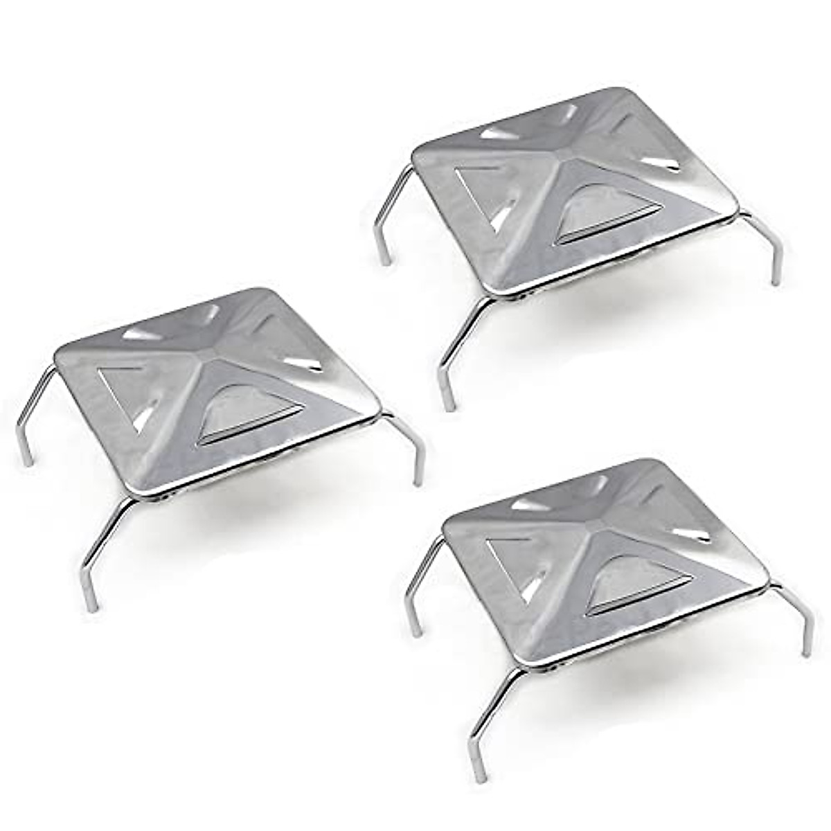 Htanch SN2261(3-Pack) Stainless Steel Heat Plate Replacement for Charbroil 4638213, 4638222, 4638233, 463823304, 4638234, 463823404, 4638235, 4638241, 4638242, 4638245, 4638247, 4638248, 4638255