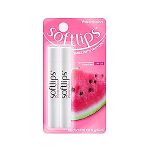 Softlips Protectant/Sunscreen SPF 20 Assorted Fun Flavors Lip Balm,2 Count (Pack of 6)