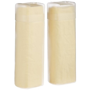 Amazon Basics Bath Towel, Drying Chamois, 2 Pack, Yellow, 26" x 17"