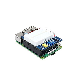 sb components BreadPi - Multipurpose HAT for Raspberry Pi 4, 3B+, 3, 2, Zero and Zero W, Raspberry Pi Expansion Board Designed for Digital and Analog I/O Manufacturer