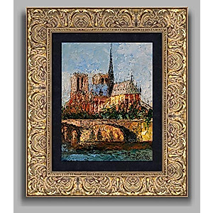 (SOLD) Majestic Notre Dame - Paris France by internationally renown painter Andre Dluhos
