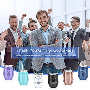 Sieral 6 Pcs Thank You Appreciation Gifts for Employees 12 oz May You Be Proud Tumbler Stainless Steel Inspirational Coworker Mug for Christmas Thanksgiving Day Volunteer (Multi Colors)
