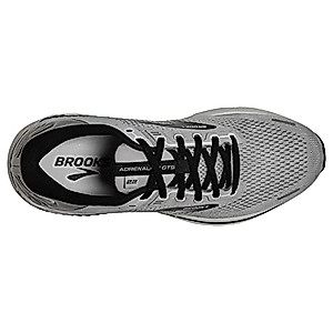 Brooks Men's Adrenaline GTS 22 Supportive Running Shoe - Alloy/Grey/Black - 11.5 X-Wide