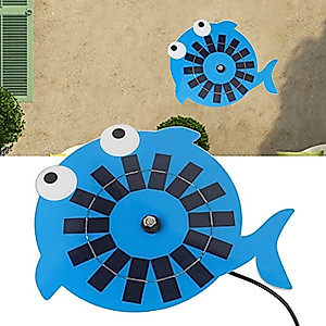 Solar Panel Mounting, Jump Starters Battery Chargers Portable Power Solar Panel Mounting Bracket Outdoor PV Monitoring Wall Rack with Charging Head 10W Dolphin Shap