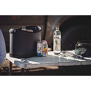 RovR KeepR Soft Cooler - Ultimate Outdoor Companion for Beach, Picnic Bag, Outdoor Party with IceR Ice Bucket - Blue KeepR with Green IceR