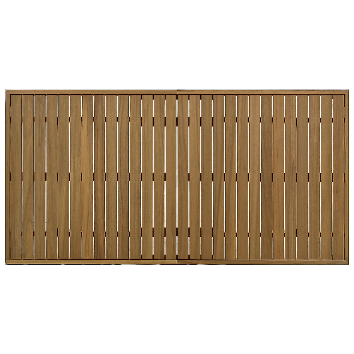 Merax Acacia Wood Outdoor Dining Set for 4,Waterproof Patio Furniture with 1 Table and 4 Chairs,and Thick Cushions for Balcony, Vourtyard, and Garden, Gray