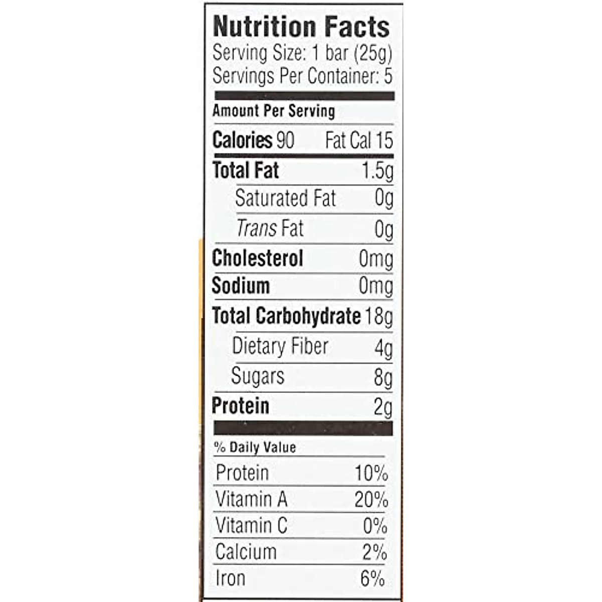 Happy Tot Organics Oat Bars, Organic Bananas & Carrots (box of 5)