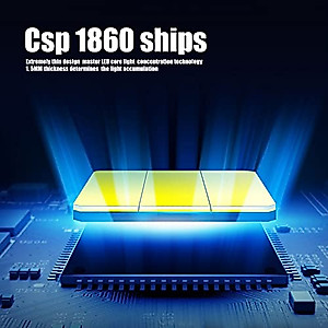 QODOLSI 2 PCS Car LED Headlight Bulbs, H11/H8/H9 LED Bulbs Combo Kit, 36W 3800LM Headlamp Bulbs, 6000K White Light