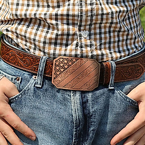 Montana Silversmiths Southwest Collection Made in the USA Buckle (Bronze Faded Glory Flag)