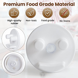 Sponge Holder, Sink Caddy w/ Suction Cup Installation, Sponge Organizer for Kitchen/ Bathroom Sink, Self Draining, Dishwasher Safe for Holding Smiley Sponges(Sponges Not Included), White(1-Pack)