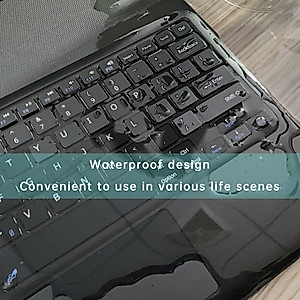 DOMEUN Keyboard Case for Samsung Galaxy Tab S7 FE 12.4" 2021 - Smart Wireless Waterproof Detachable Magnetic Tablet Trackpad Keyboard Cover for S7 FE SM-T730/T736 with S Pen Holder (Black)