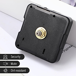 ifundom Clock Mechanism Replacement, Quartz Clock Movement Mechanism Replacement Battery Operated DIY Repair Parts Replacement (A(Thread Length 5/32inch))