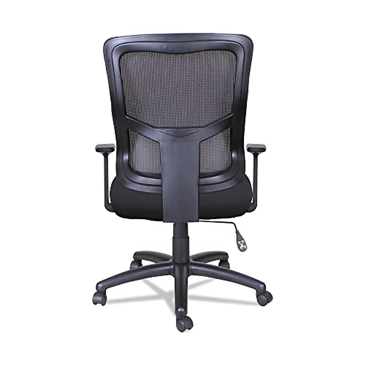 Alera Elusion II Series Mesh Mid-Back Swivel/Tilt Chair, Supports Up to 275 lb, 18.11" to 21.77" Seat Height, Black