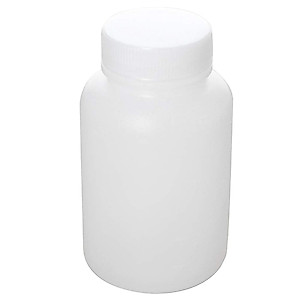 Bettomshin 10Pcs 150ml PE Plastic(Food Grade) Bottles, Wide Mouth Lab Reagent Bottle, Liquid/Solid Sample Seal Sample Storage Container with Graduated Scale