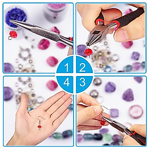 Paxcoo 2400Pcs Earring Making Supplies Kit with 24 Style Earring Hooks, Earring Backs, Earrings Posts and Earring Making Findings for Adult