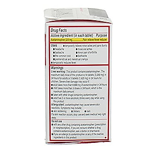 Tylenol Reg Strngth 100'S Size 100ct Tylenol 325 Mg Regular Strength Pain Reliever