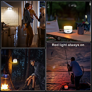 Sinvitron Camping Lantern 1000LM, 5200mAh Camping Lights with Remote Control, Up to 150H Running, 5 Lighting Modes,IPX5 Waterproof Emergency Light for Home,Power Outages, Hiking,Fishing (White)