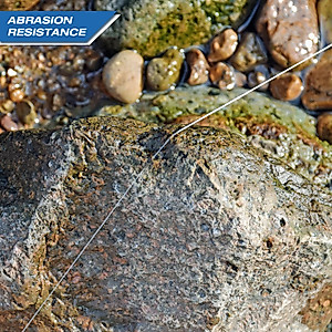 SF 4LB/1.8KG Ultra Smooth Monofilament Fishing Line with Spool Mono String Clear Nylon Invisible Fishing Wire 110YDS 0.18MM