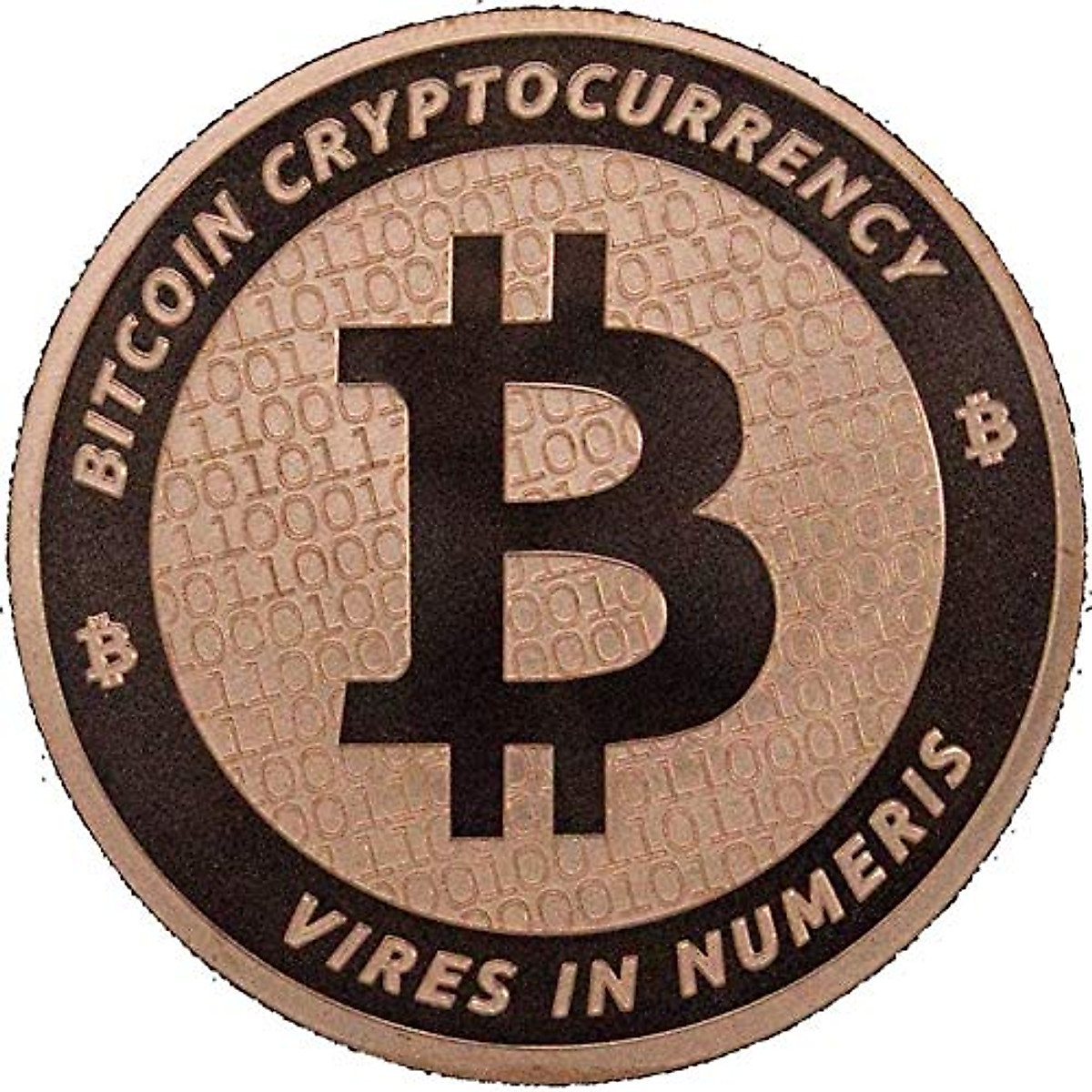 1 oz .999 Pure Copper Round/Challenge Coin (Bitcoin - Cryptocurrency)
