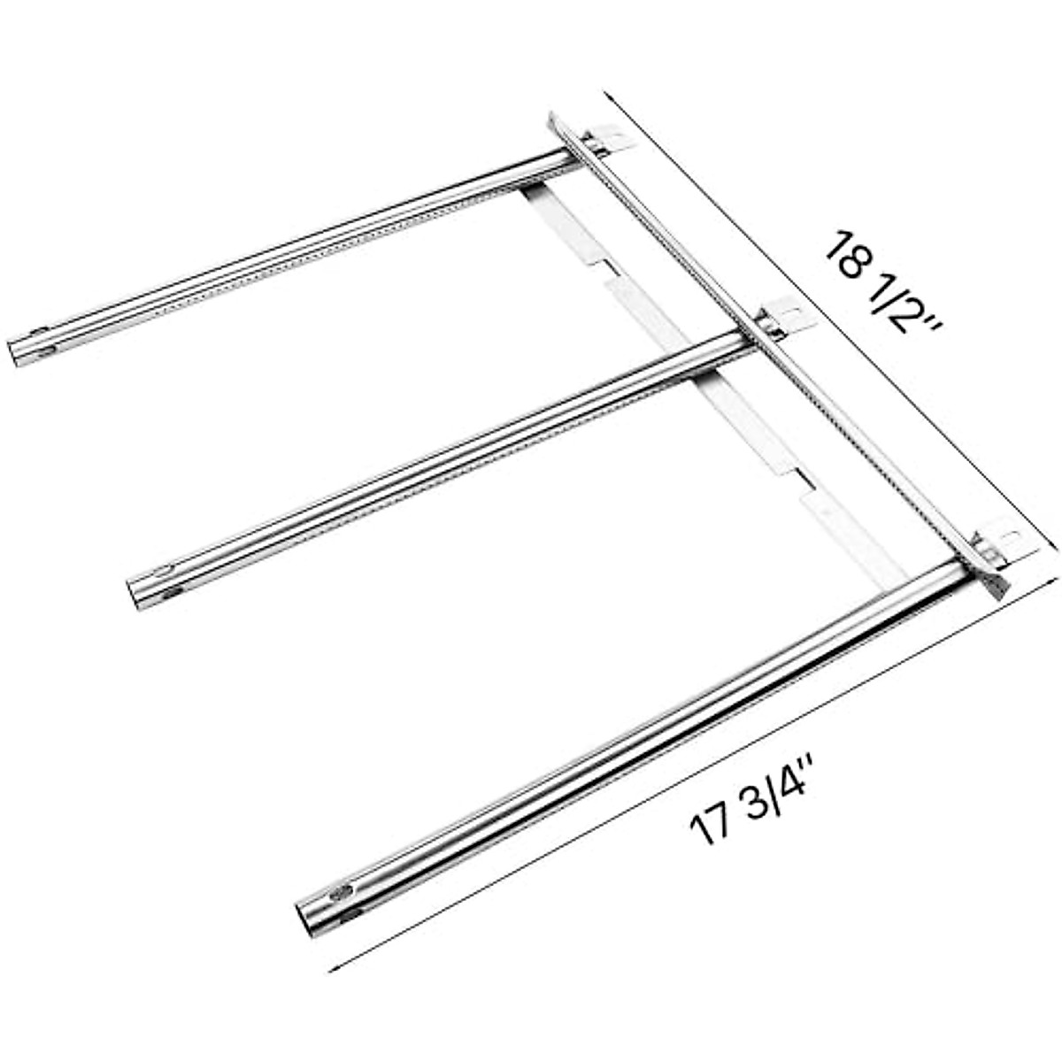 Hisencn Replacement Rebuild Kit for Sonoma CGR27, CGR27LP, CGR30, CGR30LP Gas Grill Stainless Steel Burner, Stainless Steel Heat Plates Tent