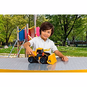 CAT Construction Toys, CAT Construction 11.5" Power Haulers 2.0 Wheel Loader, Lights and Sounds, Ages 3 and up
