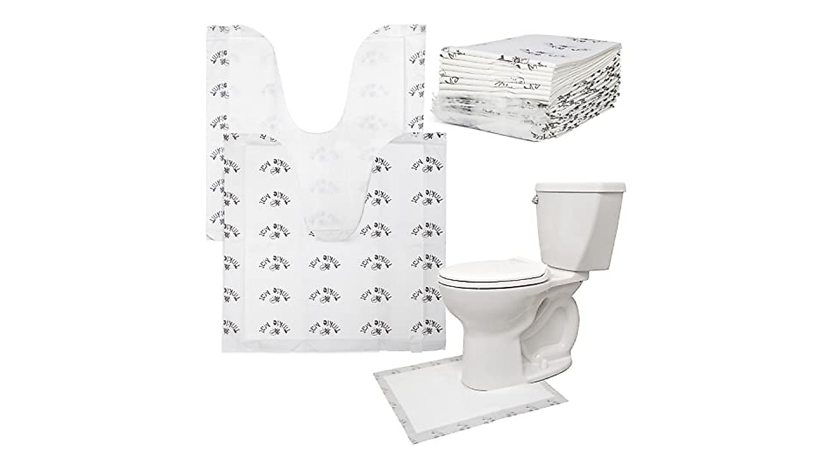 Tinkle Mat – Super Absorbent Toilet Commode Mats