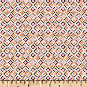 Art Gallery Fabrics Art Gallery Hearts Melodies Bass Waves Bold Fabric, Dark Pink