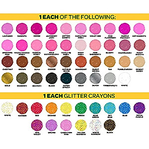 Crayola Ultimate Crayon Box Collection (152ct), Bulk Kids Crayon Caddy, Classic & Glitter Crayons, Gifts, Ages 3+