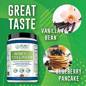 PURE WHEY Protein + Collagen Vanilla Bean