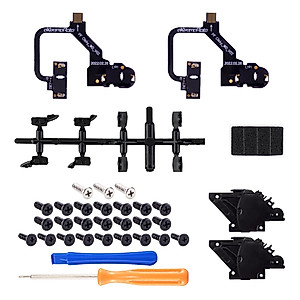 eXtremeRate Micro Switch - Strong Version Clicky Hair Trigger Kit for PS5 Controller Shoulder Buttons, Ergonomic Micro Switch Bumper Trigger Buttons Mouse Click for PS5 Controller BDM-010 & BDM-020
