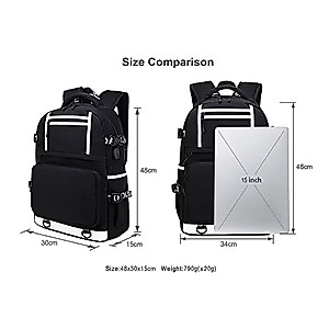 SHMIZZ NASA backpacks,Space Agency，teenagers,astronaut，USB computer bag