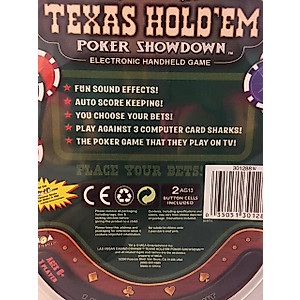 TEXAS HOLD'EM Las Vegas Casino Corner Poker Showdown Handheld Game