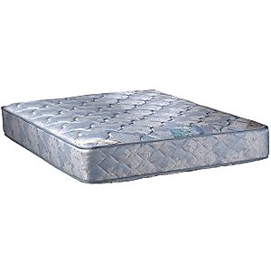 DS Solutions USA Chiro Premier 2-Sided Medium Firm (Blue) Full XL Mattress Only with Mattress Cover Protector - Good for Your Back, Orthopedic Type, Innerspring Coils, Long Lasting Comfort