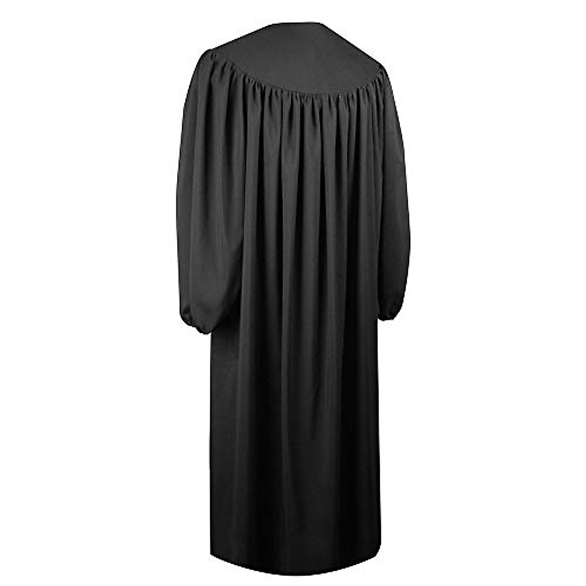 Endea Church Premium Baptismal Robe (54 (5'9'' - 5'11''), Black)