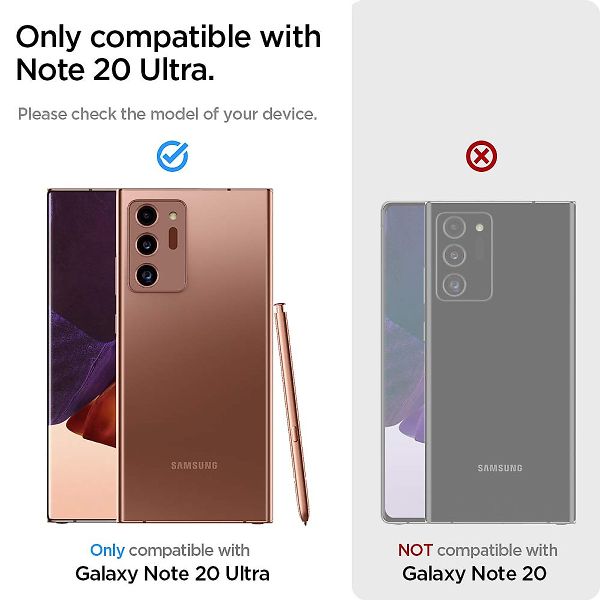 Spigen Slim Armor CS Designed for Samsung Galaxy Note 20 Ultra 5G Case (2020) - Black