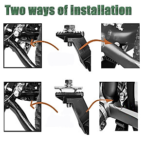 Kickstand for Kids Bike, Bicycle Kickstands Center Mount for 16 18 20 Inch Bicycles Adjustable Aluminum Alloy Kickstands for 16-18-20inch Mountain Bike/Road Bicycle/Adult Kid Bike/Sports Bike