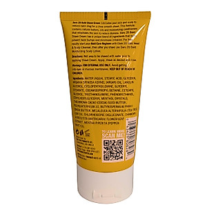 Dare 2B Bald Moisturizing Shave Cream with Argan Oil, Shea Butter, Cocoa Butter & Tea Tree Oil | Bald Head Shaving Cream | Rich Hydration for a Smooth Shave | Head Shaving Cream for Bald Men- 5.0 OZ