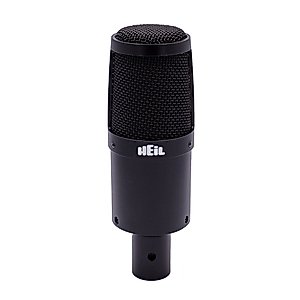 Heil PR 30 Dynamic XLR-Microphone for Video Podcast, Live Sound, Instrumentals, Recording, and Broadcast, Wide Frequency Response, Smooth Sound, Superior Rear Noise Rejection - Black