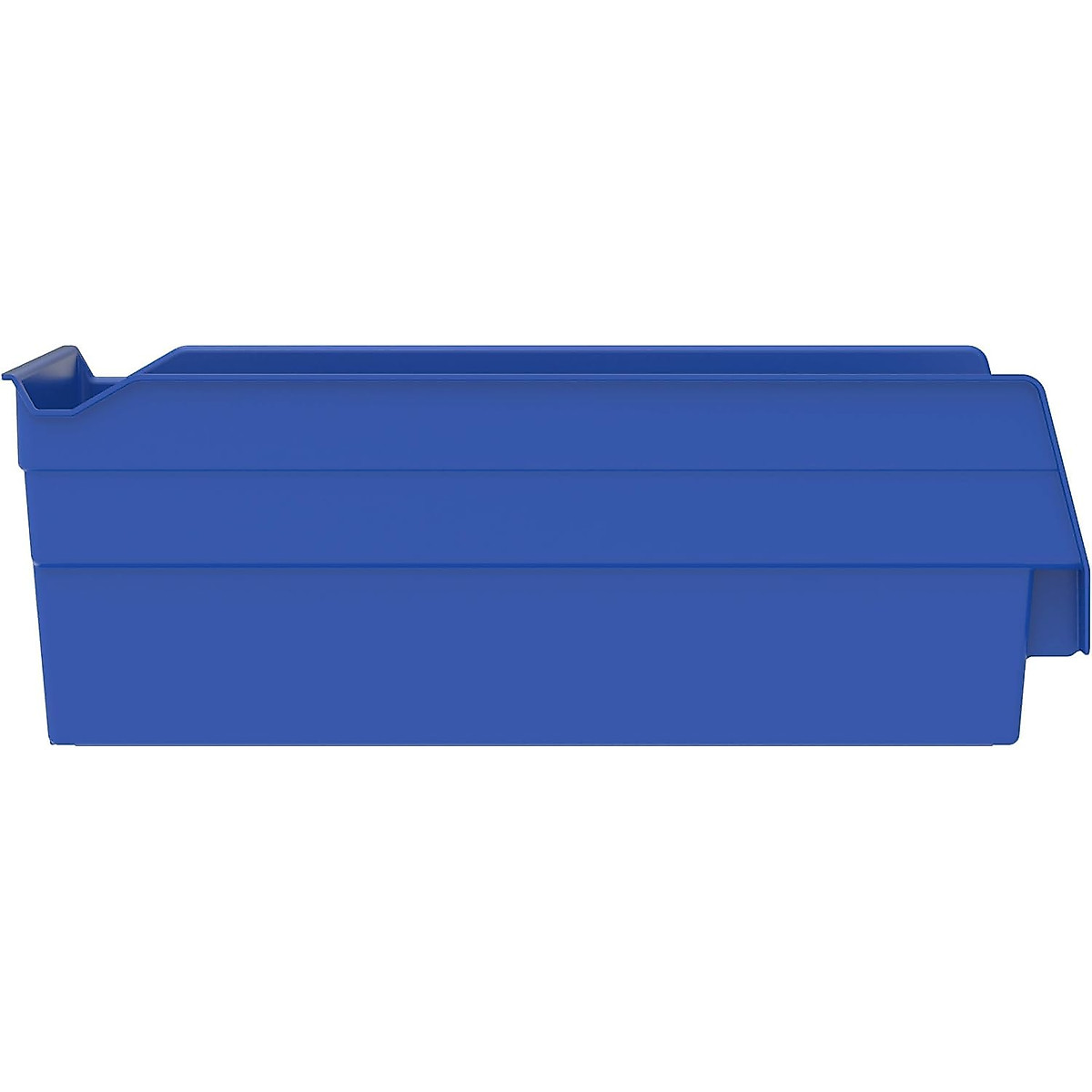 Akro-Mils 30130 Plastic Nesting Shelf Bin Box, (12-Inch x 6-1/2-Inch x 4-Inch), Blue, (12-Pack)