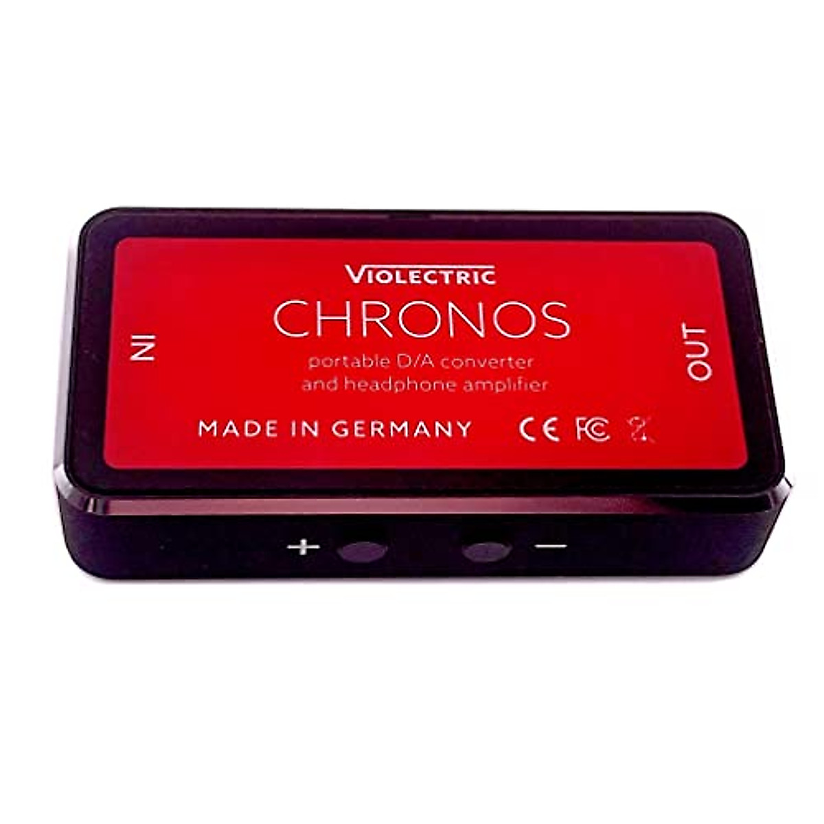 Violectric Chronos D/A Converter Headphone Amplifier,Black