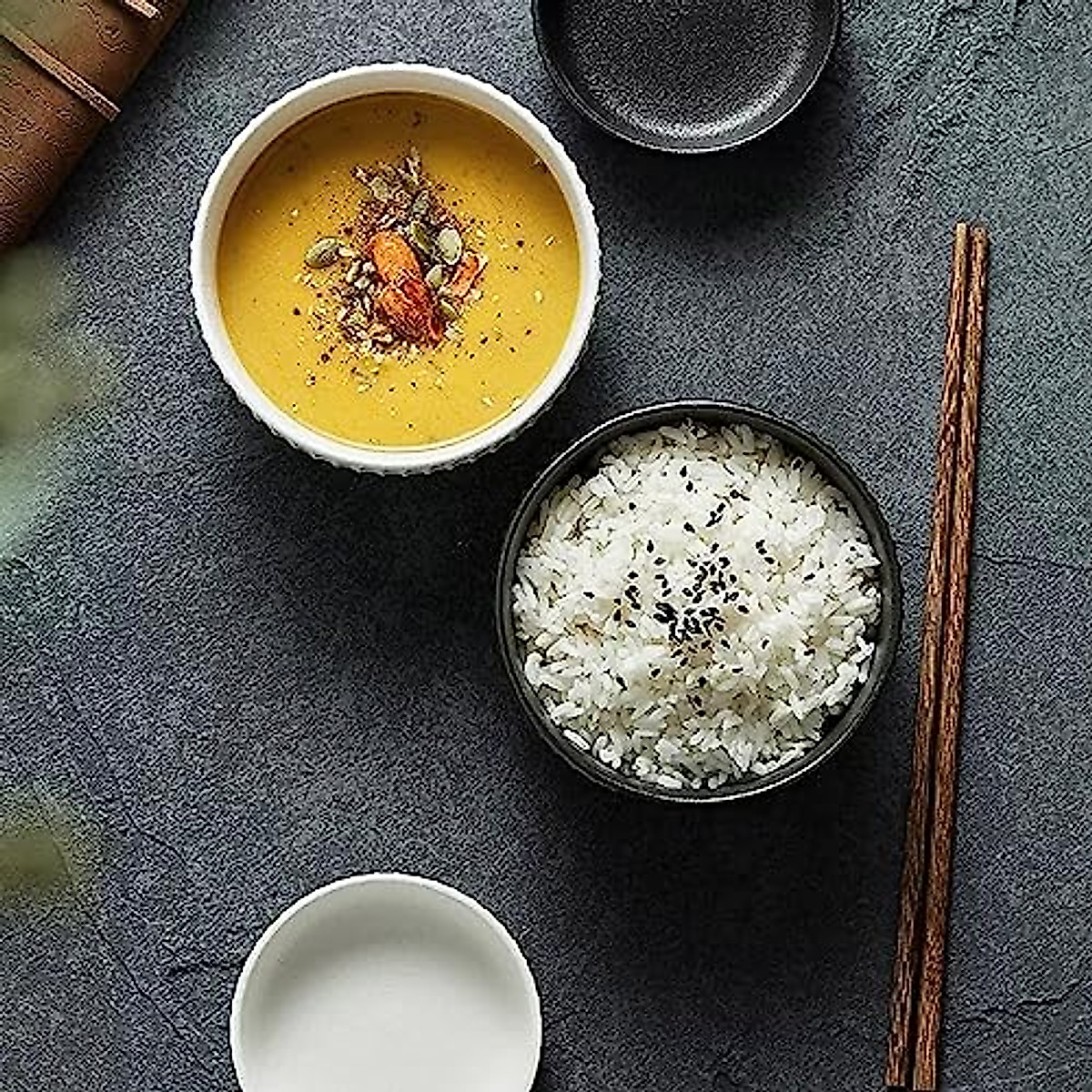 EERINESS Dinner Plates Soup Bowls Japanese Rice Bowl Household Ceramic Bowl Salad Bowl Fruit Bowl Small Soup Bowl For Salad, Soup, Pasta Ramen Bowl (Color : B)