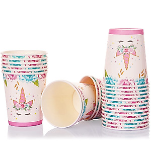 Gudvilla Birthday Decorations for Girls, 168 Pcs Pink Birthday Plates and Napkins Party Supplies, Girl Birthday Party Plates for 1st 2nd 3rd 4th 5th Girl Birthday Decorations, Serves 24 Guests